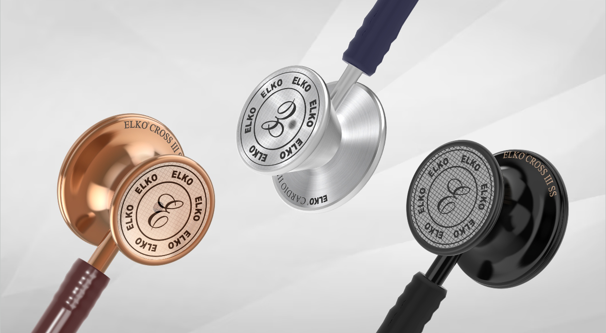 ELKO Stainless Steel Stethoscopes - Personalise by Engraving Your Name ...